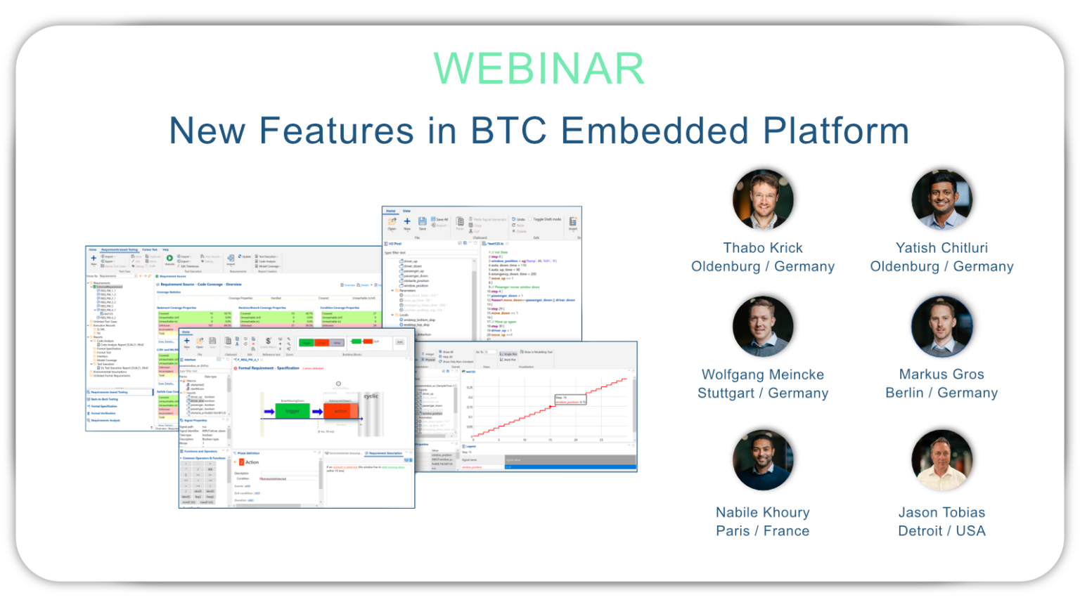 Webinar: New Features in BTC EmbeddedPlatform 2.11 - BTC Embedded Systems AG