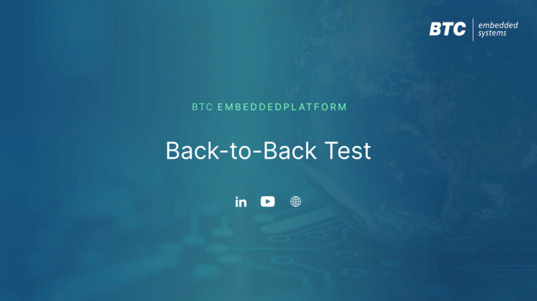 BTC EmbeddedTester - BTC Embedded Systems AG