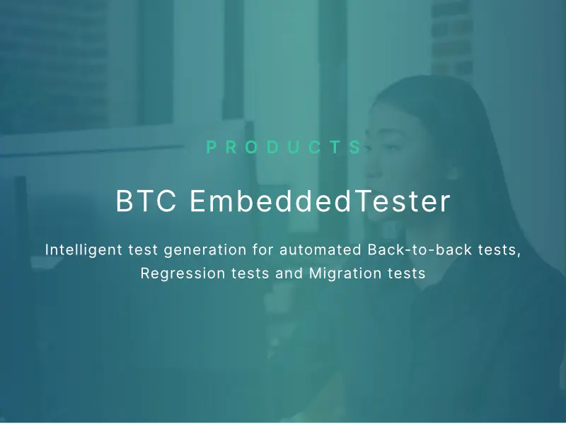 BTC Back-to-Back测试套件 - BTC Embedded Systems AG