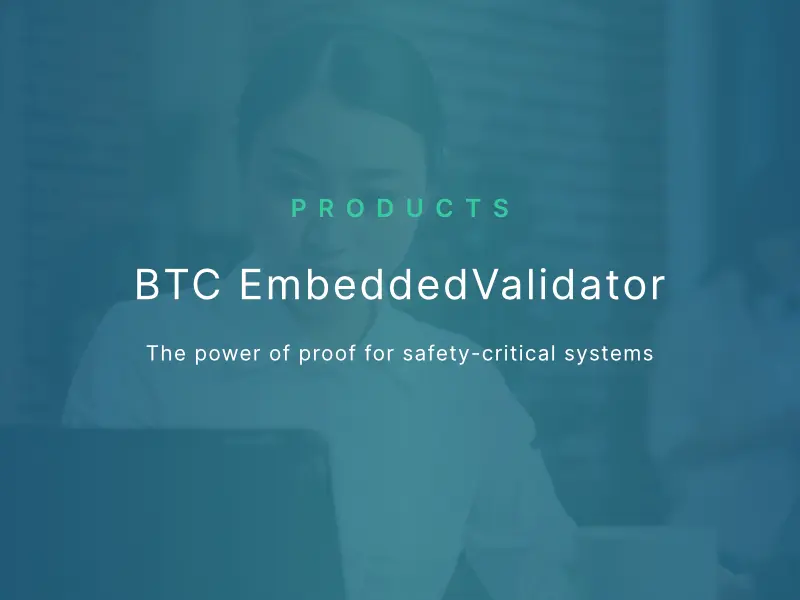 BTC EmbeddedValidator - BTC Embedded Systems AG