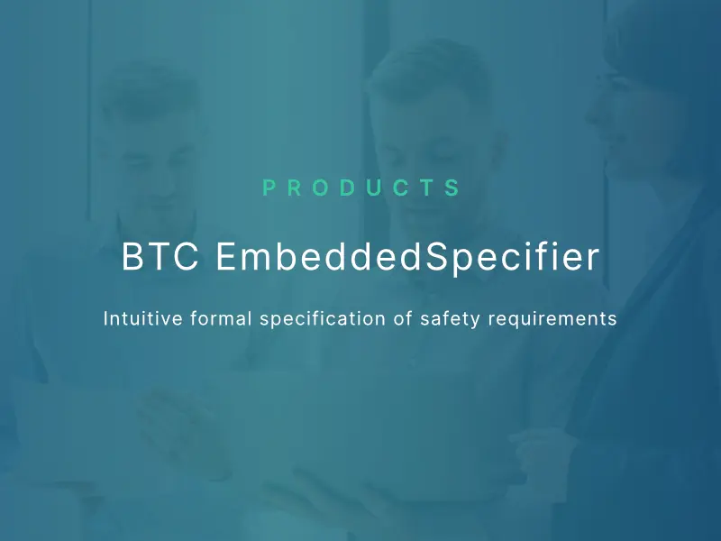 BTC 形式测试套件 - BTC Embedded Systems AG